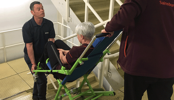 Evacuation Chair Training On-Site | Evacusafe Manufacturer-Led Courses