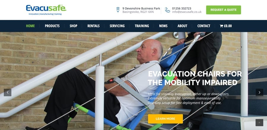 Evacusafe Launch Ultra-Modern Responsive Website | Evacusafe